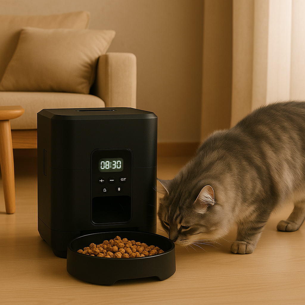 Automatic Smart Pet Feeder | WiFi-Controlled Food Dispenser for Cats ...