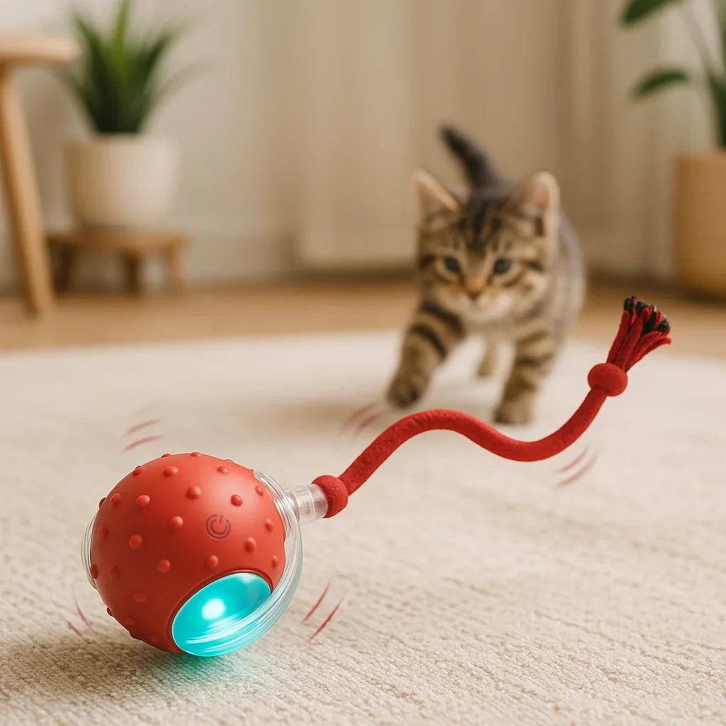 Smart Interactive Cat Toy Ball | USB Rechargeable Motion Ball for Acti ...
