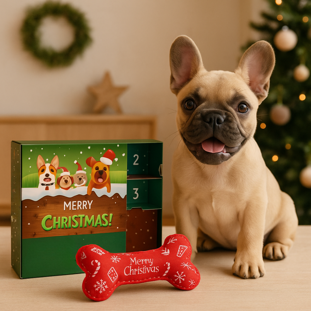 12-Day Dog Advent Calendar | Christmas Toy & Treat Gift Set for Dogs ...